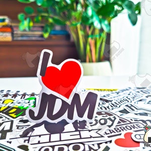 50 Pcs "jdm Car Decals" Sticker Pack | Japanese Imports | JDM Car ...