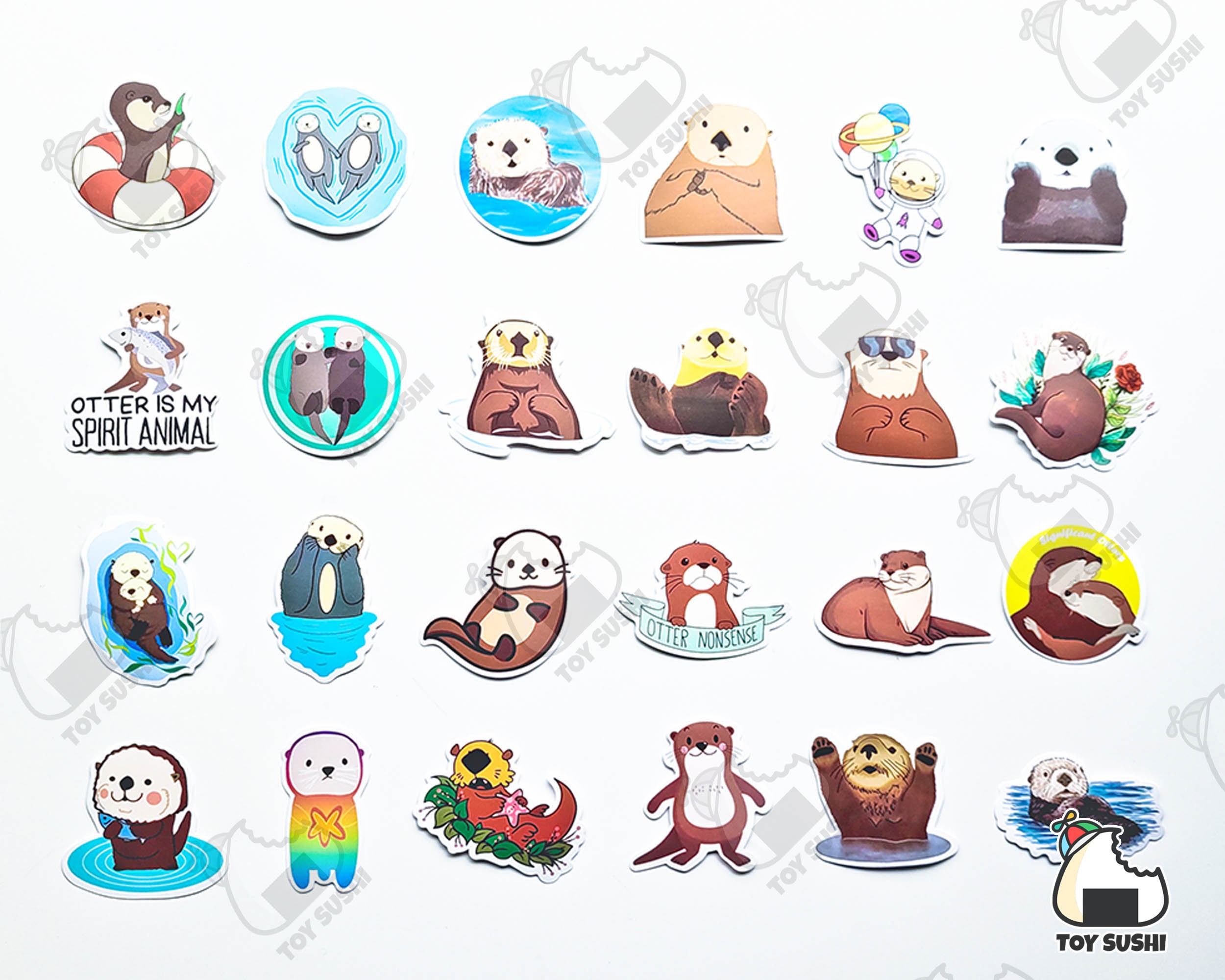 50 Pcs beaver Otter Sticker Pack Nature Animal - Etsy