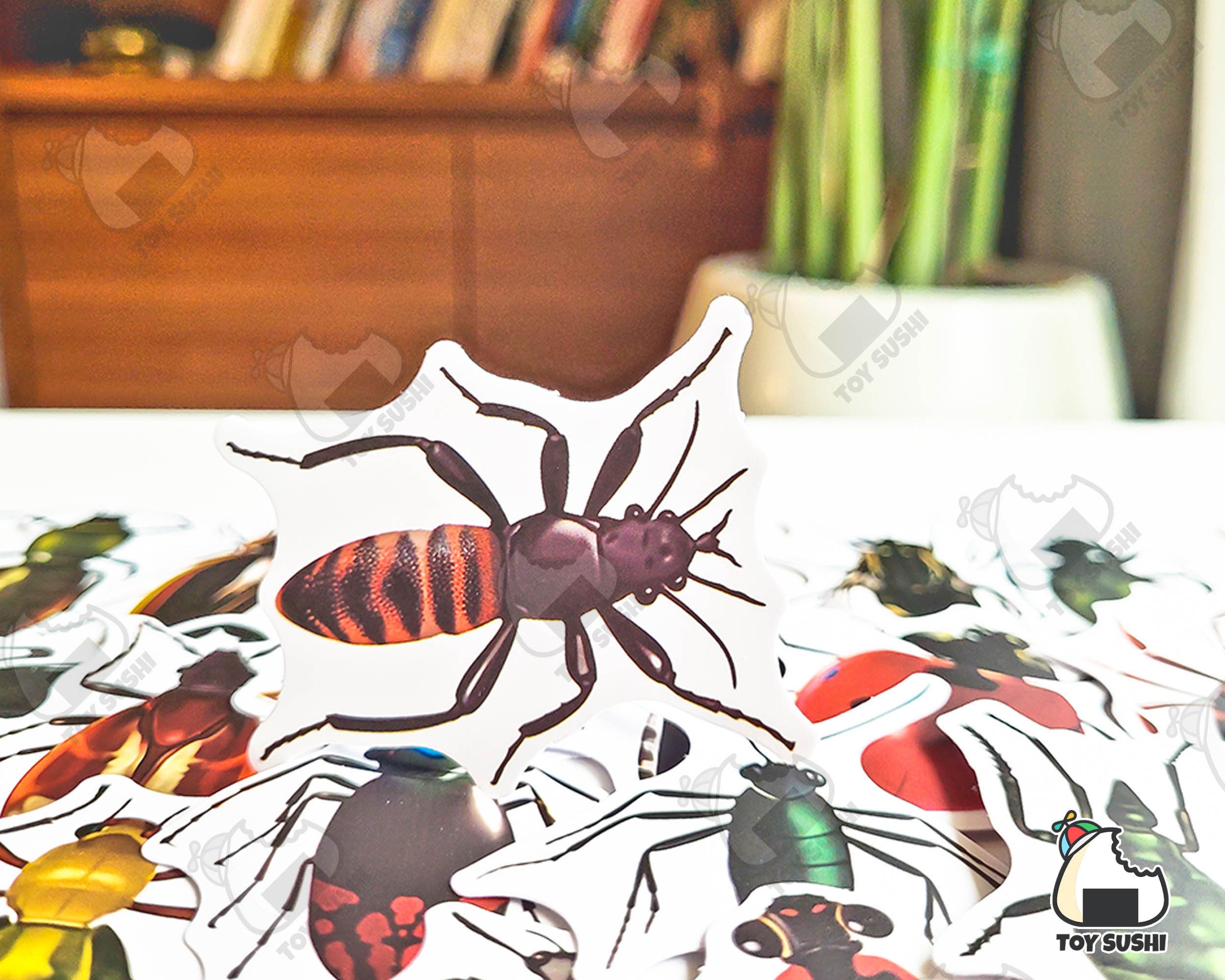 50 Pcs insects & Bugs Sticker Pack Entomology - Etsy