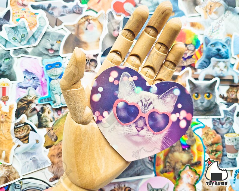 67 Pcs cat Lovers Sticker Pack Kitten Play Cat - Etsy