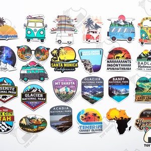 95 Pcs "outdoor Vacation" Stickers Pack | Good Vibes Stickers | Camping ...
