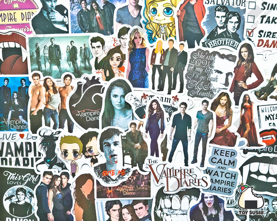 50 Pcs vampire Diaries Sticker Pack Supernatural - Etsy