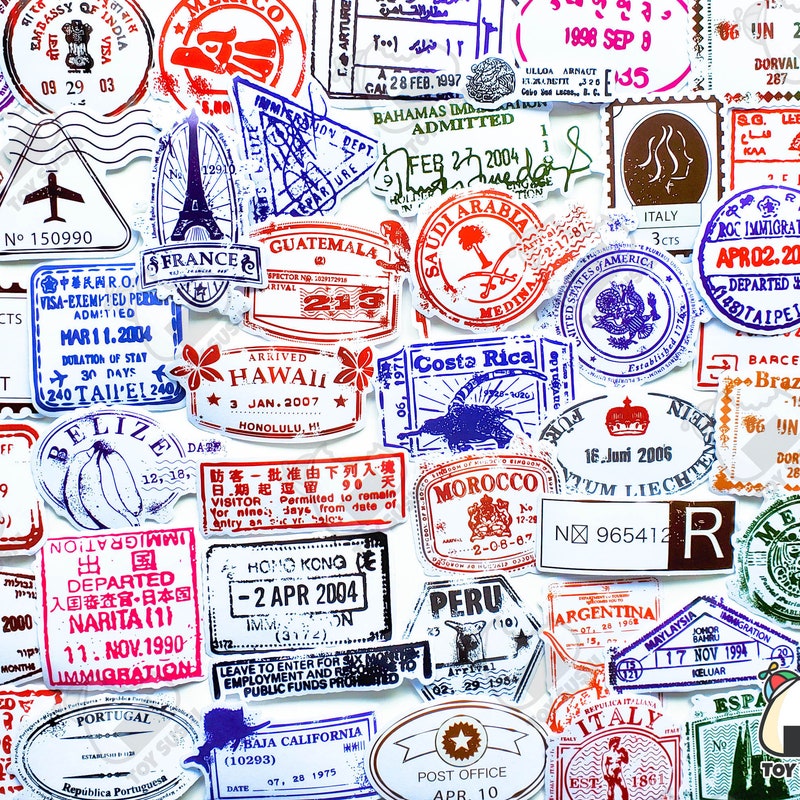 Travel Stickers - Etsy