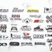 50 Pcs jdm Car Decals Sticker Pack Japanese Imports JDM Car Accessories ...