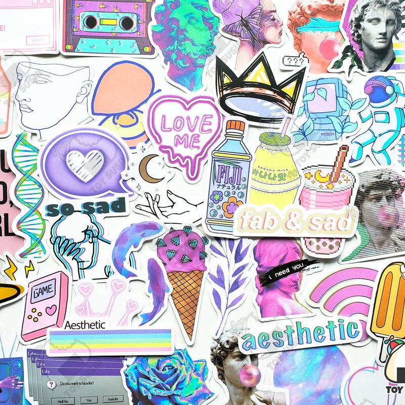 Vaporwave Sticker - Etsy