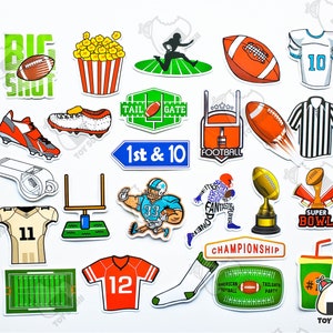 50 Pcs "american Football" Sticker Pack | NFL | Sports | Touchdown ...