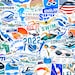 50 Pcs swimming Sticker Pack Swimsuit Swimmer Swimwear swimming Pools ...