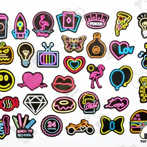 100 Pcs "neon Sign" Sticker Pack | Sticker Bomb | Adult Stickers ...