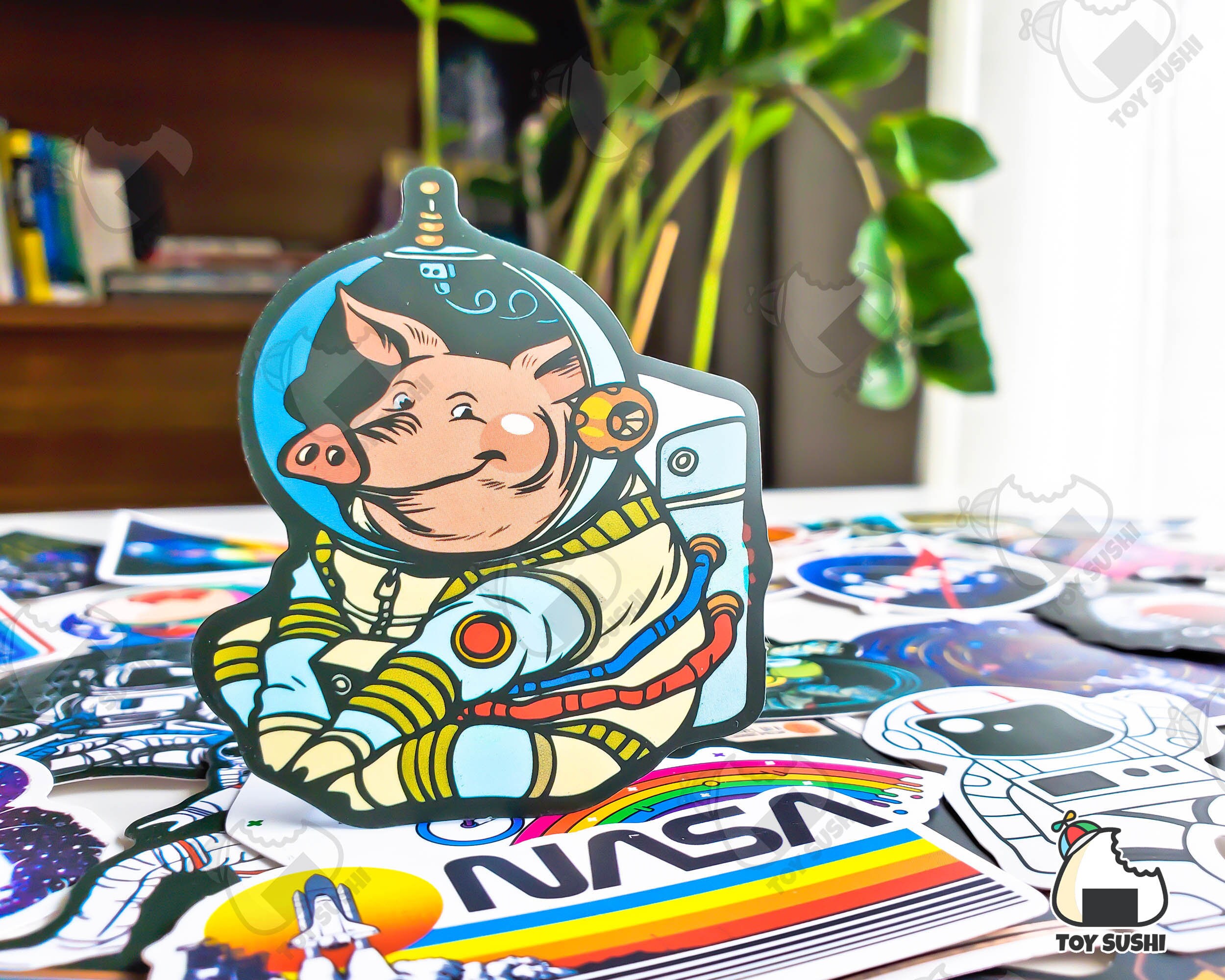 50 Pcs astronaut-b Theme Sticker Pack Galaxy - Etsy
