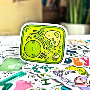 50 Pcs "biology" Sticker Pack | DNA | Microbiology | Marine Biology ...