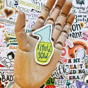 50 Pcs "breastfeeding Matters" Sticker Pack | Lactation Consultant ...