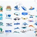 50 Pcs swimming Sticker Pack Swimsuit Swimmer Swimwear swimming Pools ...