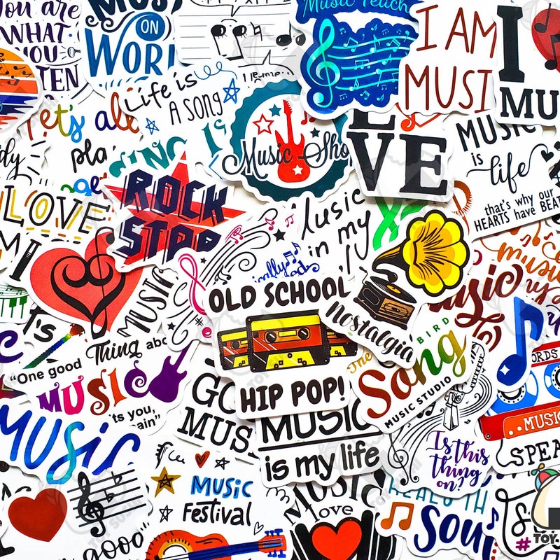 Music Sticker - Etsy