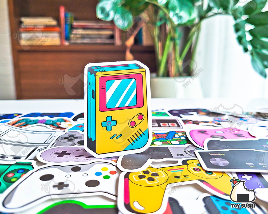 50 Pcs game Controller Sticker Pack Joycon - Etsy