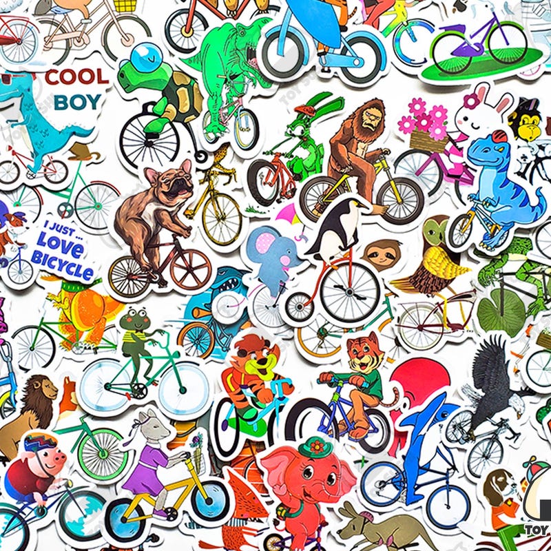 Bike Stickers - Etsy