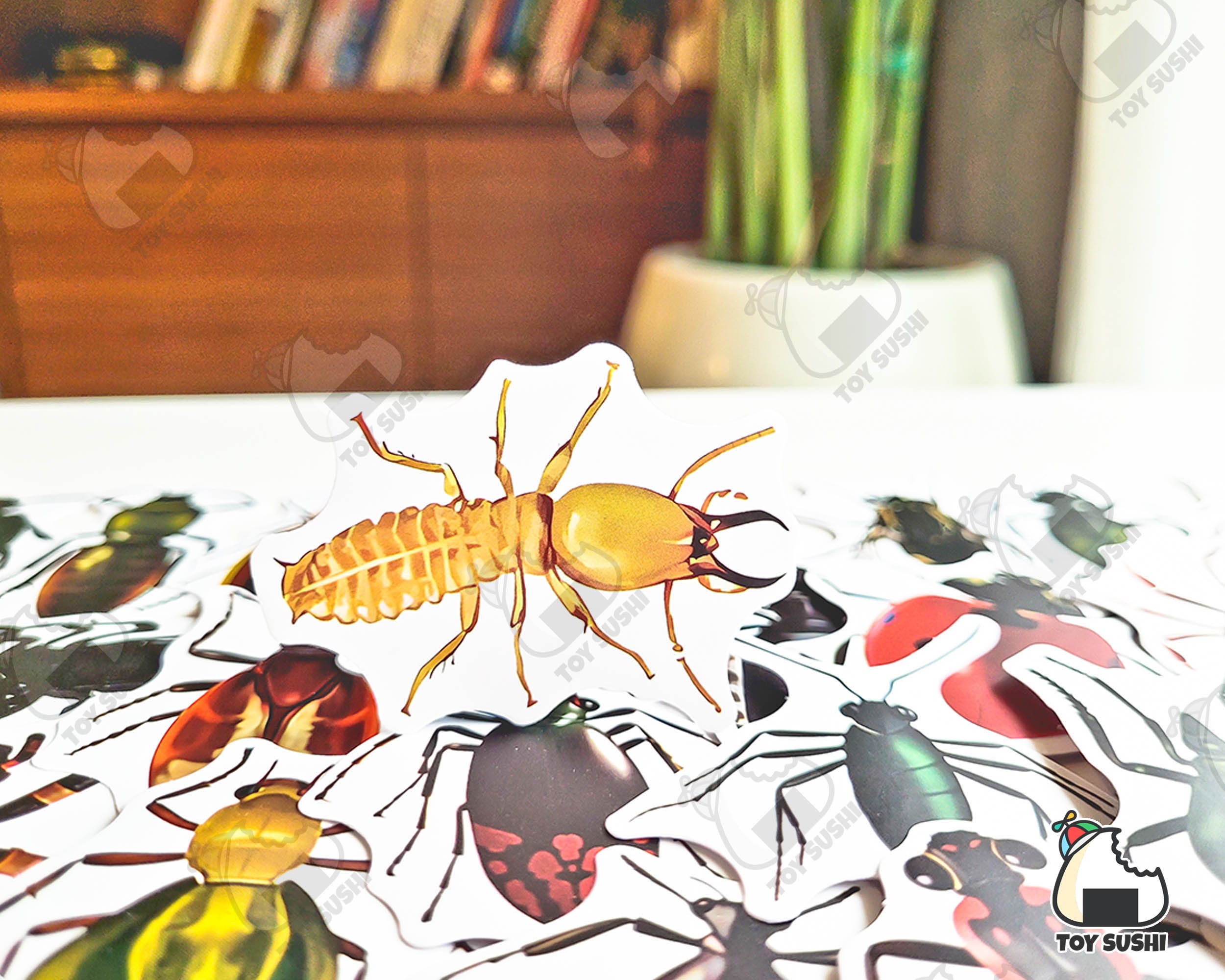 50 Pcs insects & Bugs Sticker Pack Entomology - Etsy