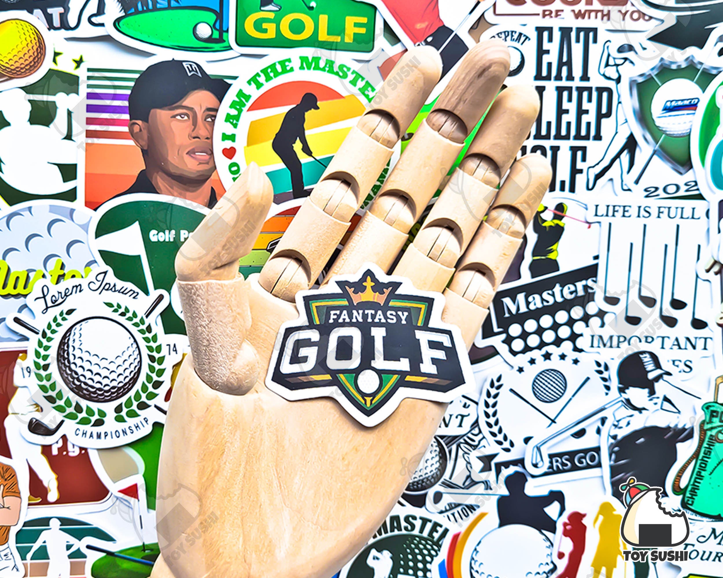 50 Pcs "golf" Sticker Pack | Fathers Day | Golf Ball Marker | Golf ...
