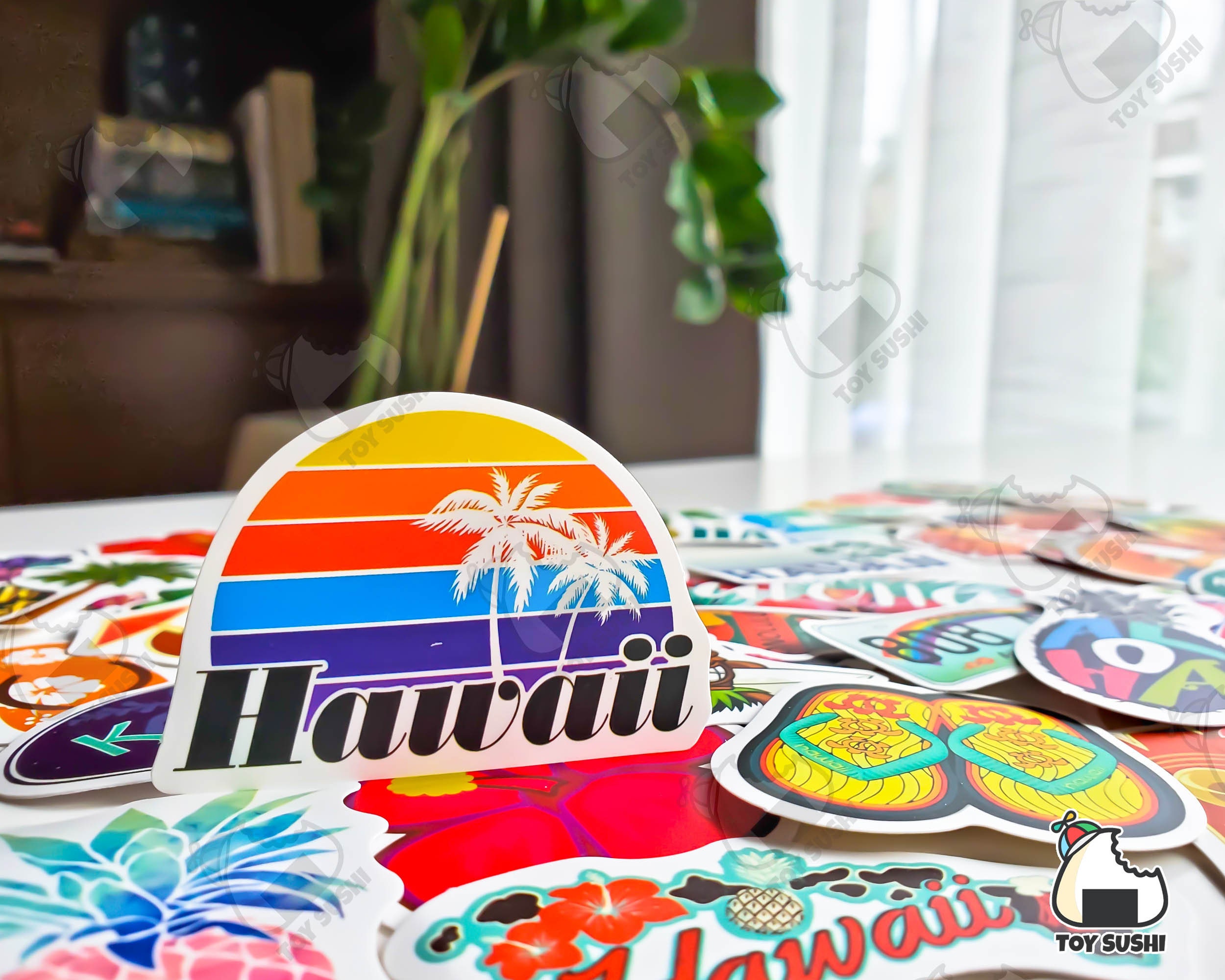 50 Pcs hawaii Sticker Pack Hawaiian Tropical - Etsy