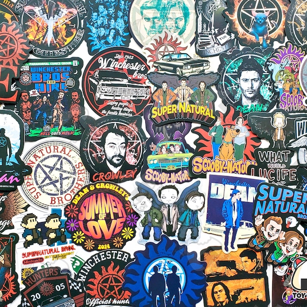 Supernatural Castiel Bumper Sticker - Etsy