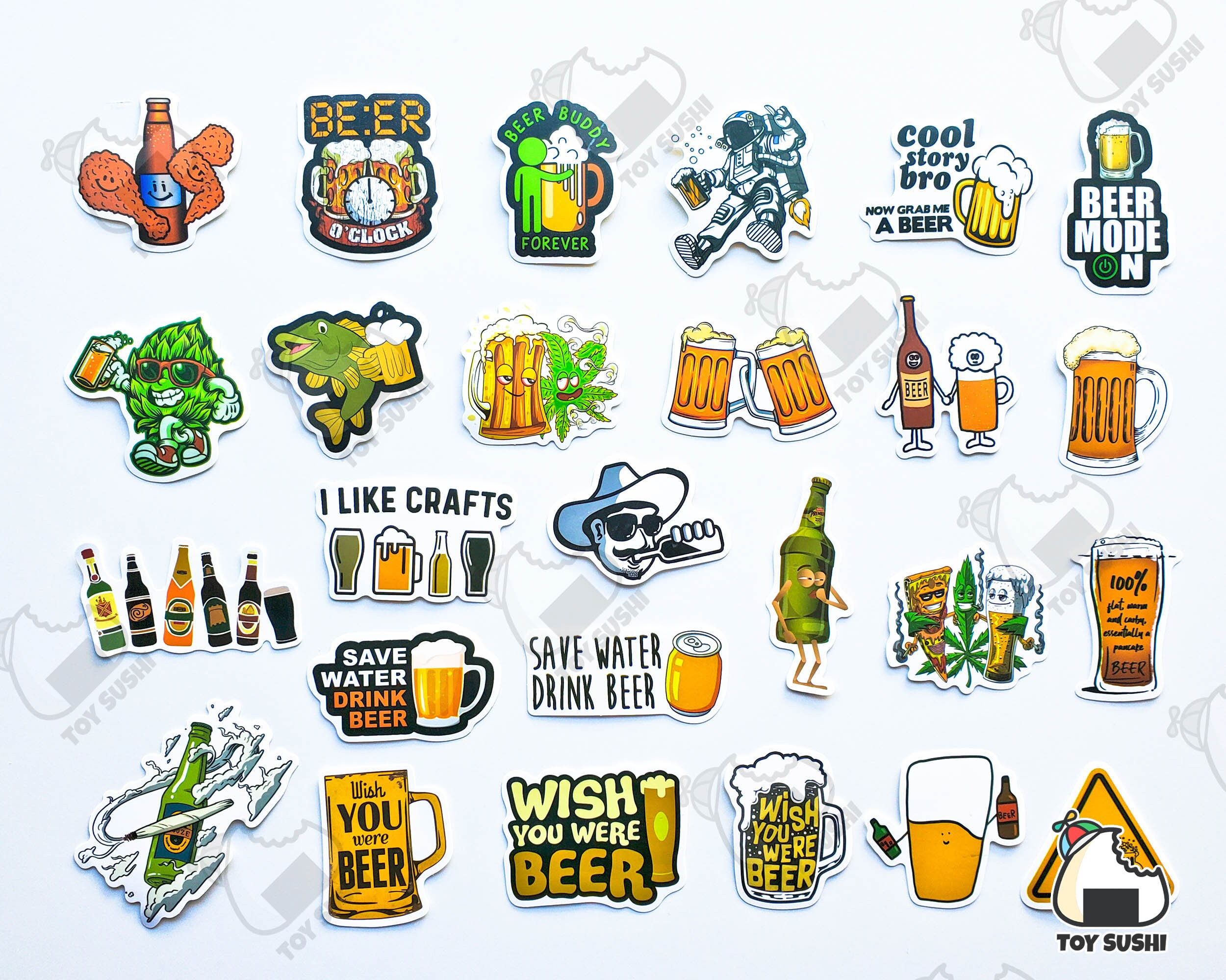 50 Pcs beer Sticker Pack Beer Lover Gift - Etsy