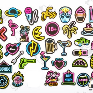 100 Pcs "neon Sign" Sticker Pack | Sticker Bomb | Adult Stickers ...