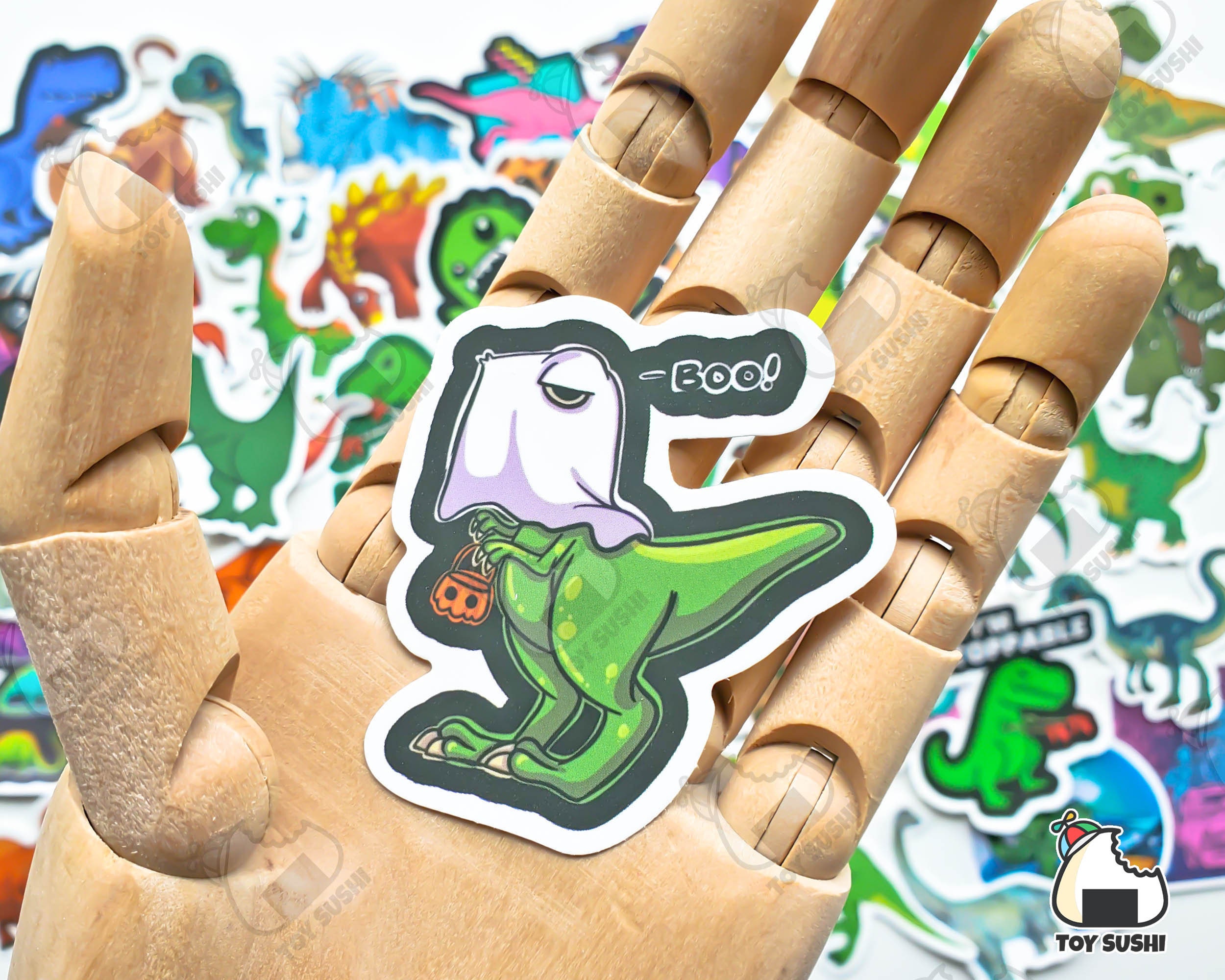 50 Pcs dinosaur Sticker Pack Halloween Dinosaur - Etsy