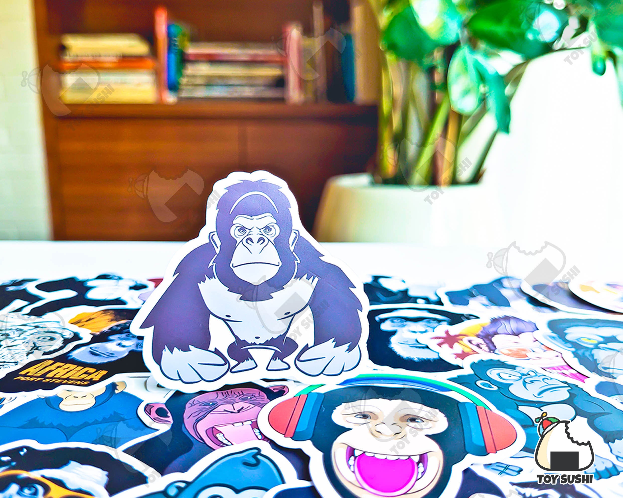 50 Pcs monkey Sticker Pack Chimpanzee Monkey - Etsy