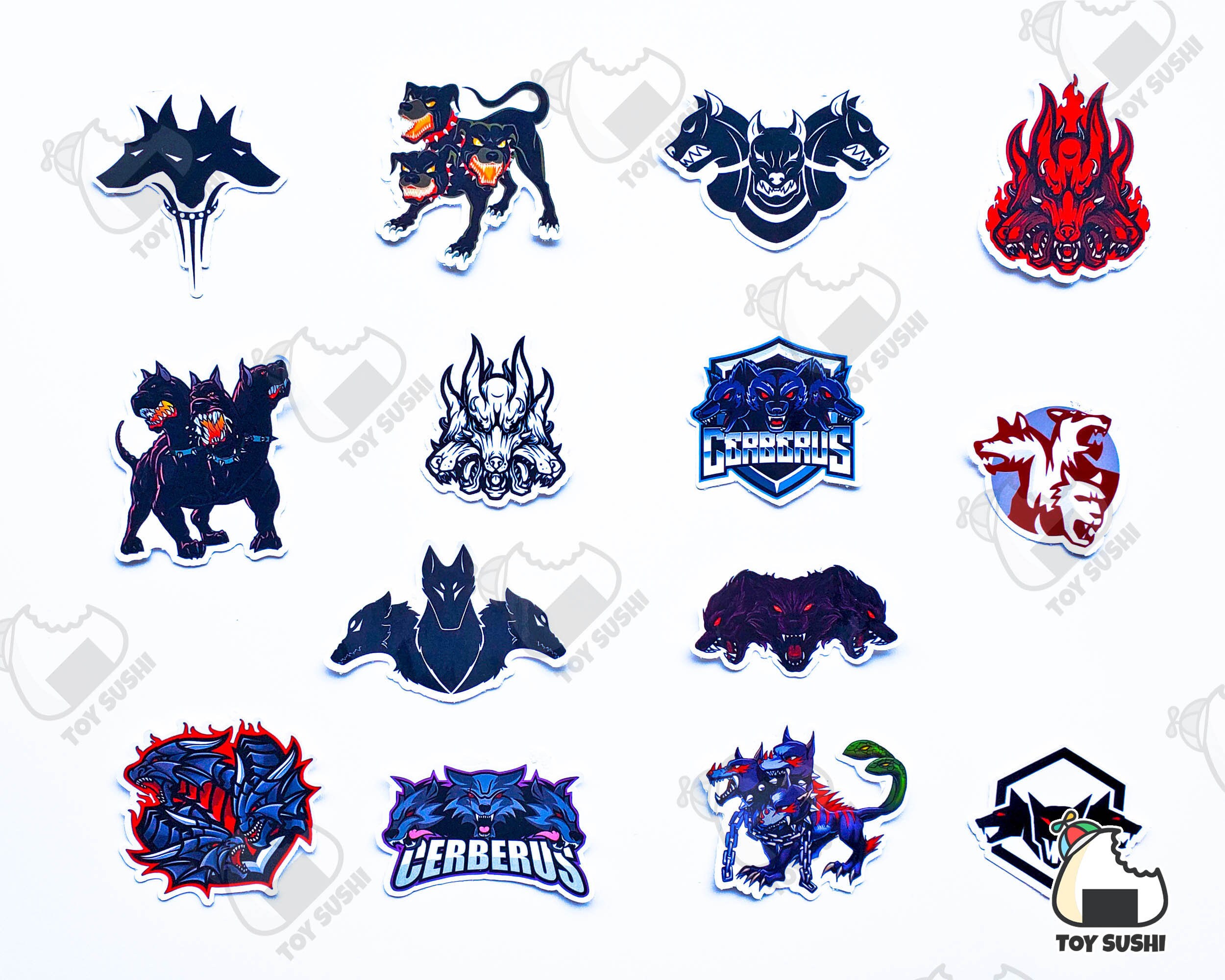 30 Pcs cerberus Sticker Pack Dnd Greek - Etsy