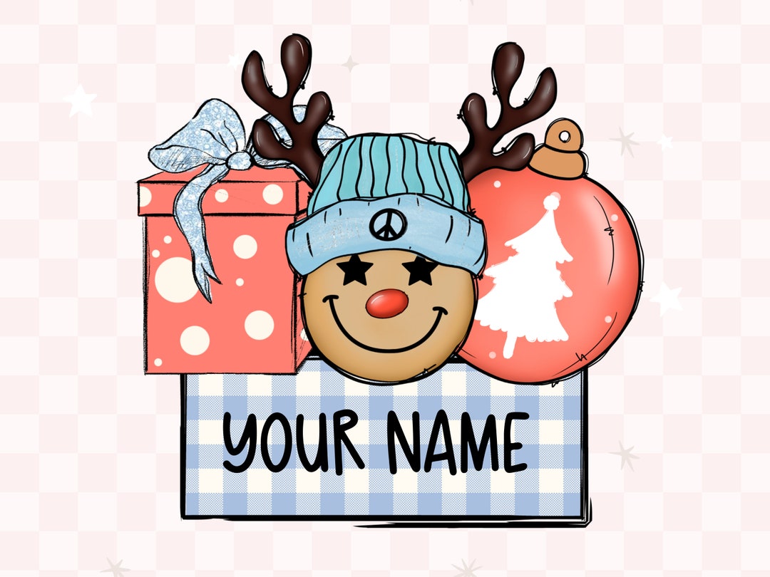 Groovy Christmas Custom Name PNG Christmas Png Add Your Own - Etsy