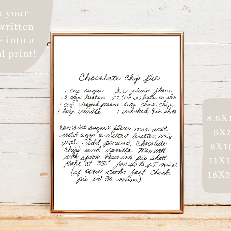 Handwritten Art - Etsy