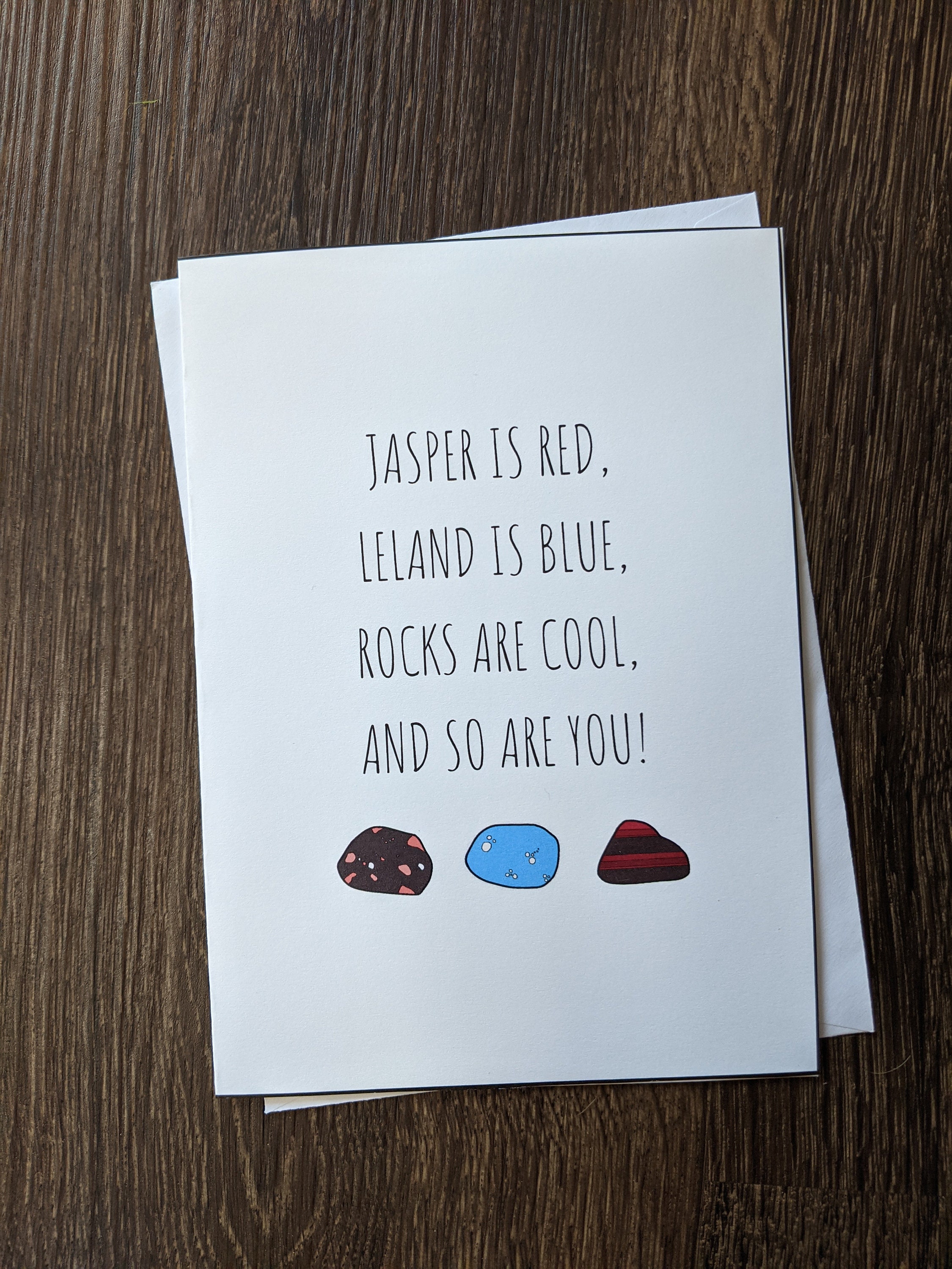 Rock Greeting Card Pack - Etsy