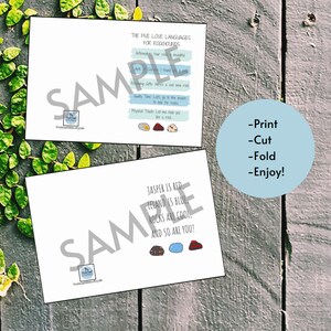 Printable 5x7 Rock Greeting Cards - Etsy