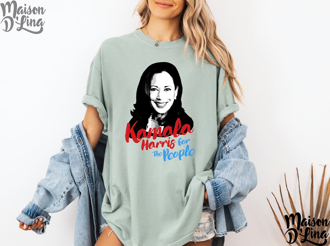 Comfort Colors® Kamala Harris for the People Shirt, Kamala 2024 Shirt ...