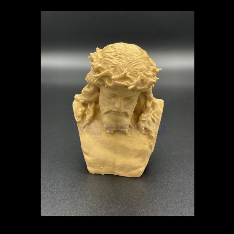 Black Jesus Statue Bust - Etsy