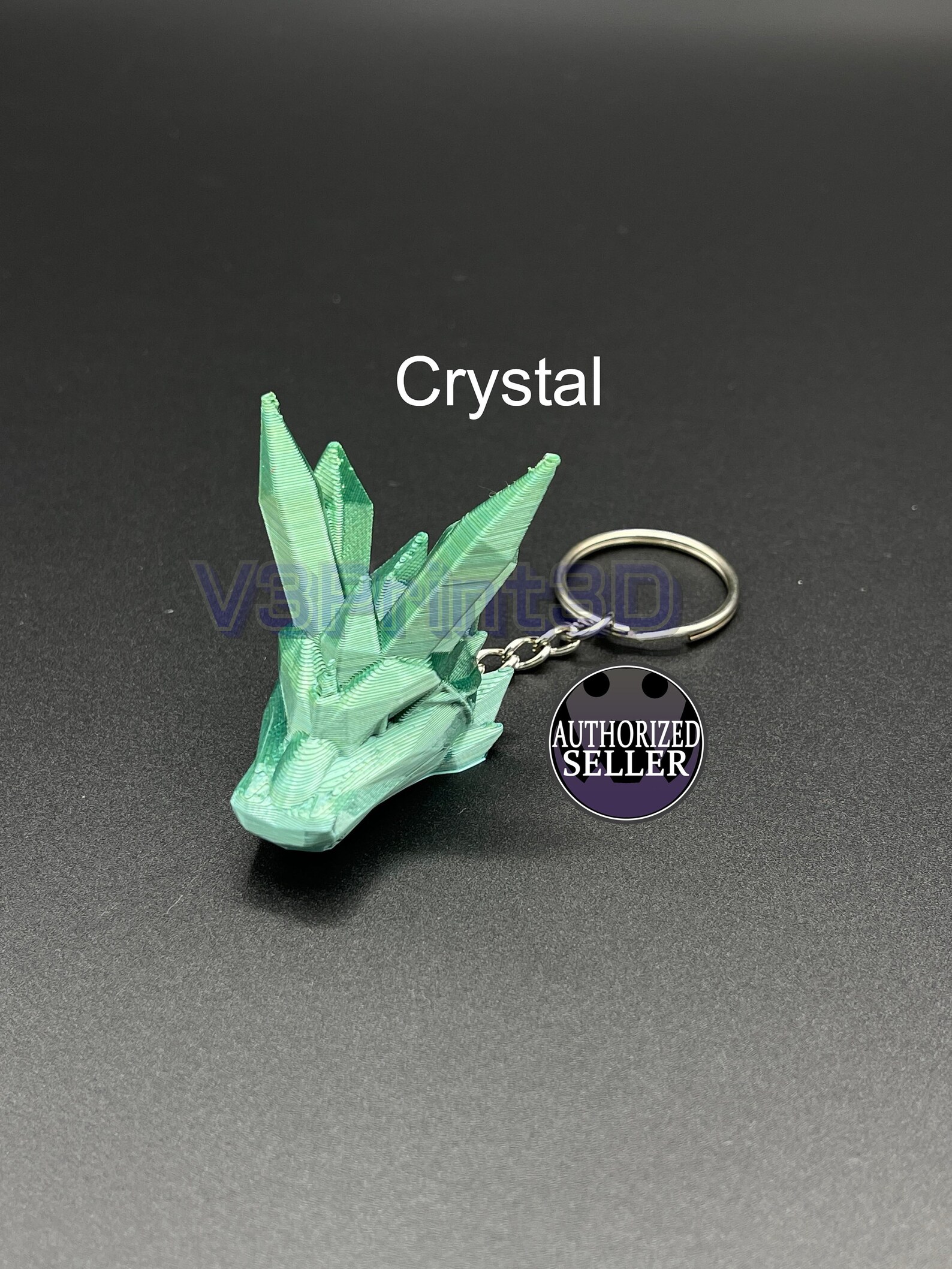 Dragon Head Keychain Articulated Dragon Head Keychain. Dragon - Etsy