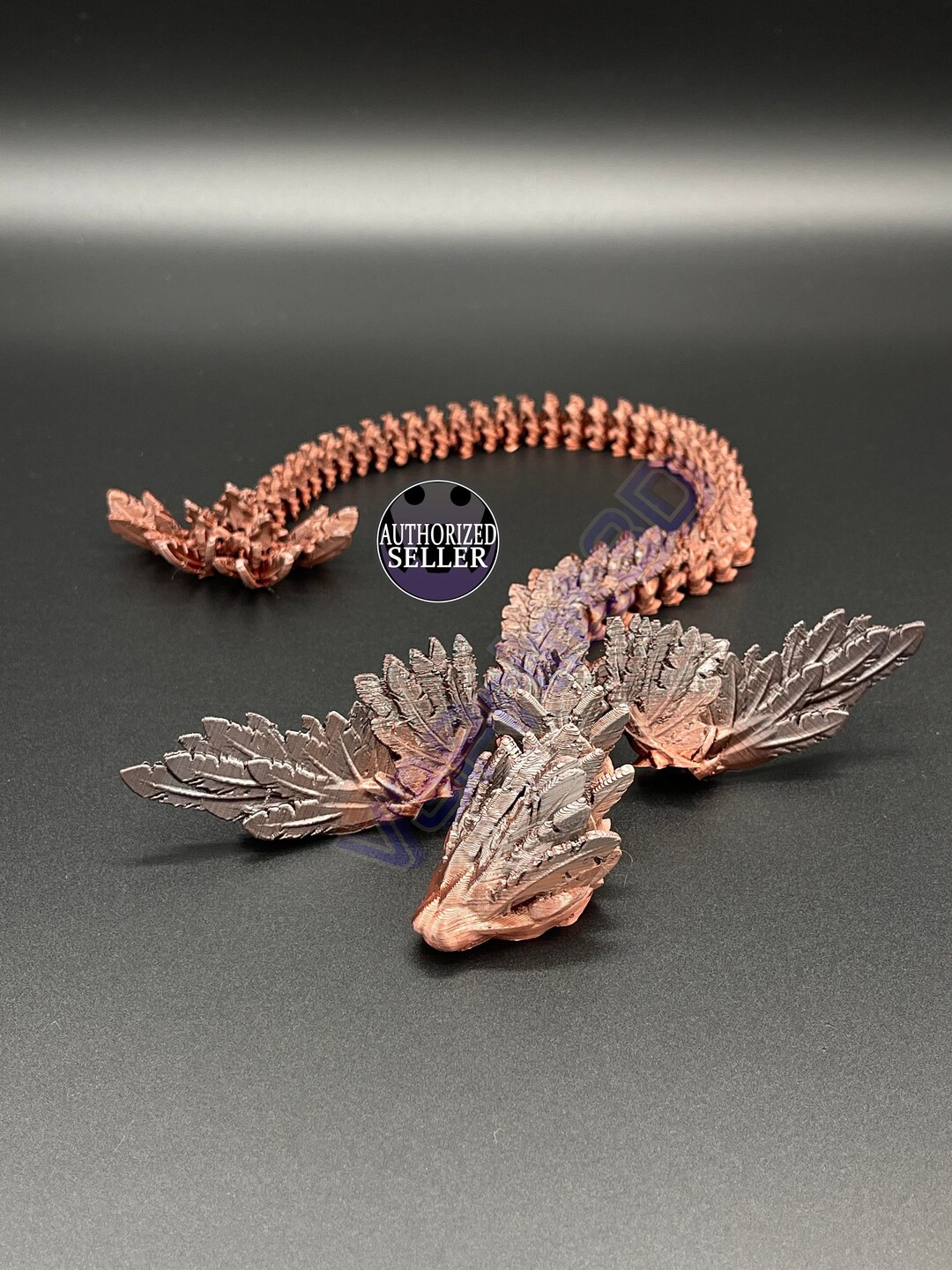 Flexible Articulated Flying Dragon Serpent. Dragon Desk and Home Decor ...