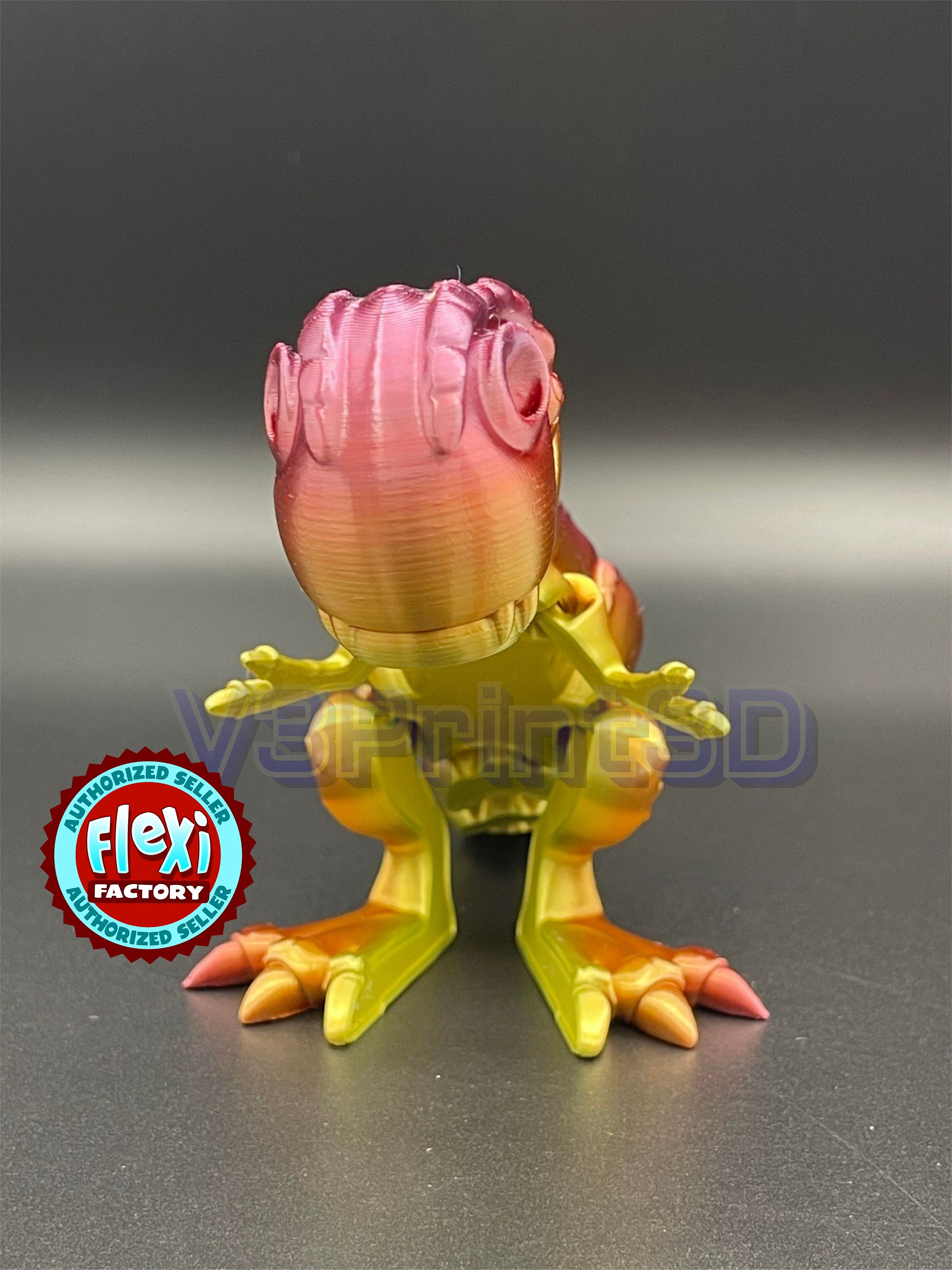 Articulated Flexible T-rex Dinosaur Flexy Factory Authorized - Etsy ...