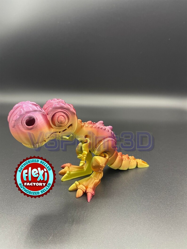 Articulated Flexible T-rex Dinosaur Flexy Factory Authorized - Etsy