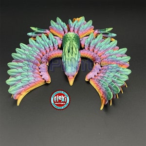 Articulated Phoenix, Flexible Phoenix Toy, Flexi Factory Authorized ...