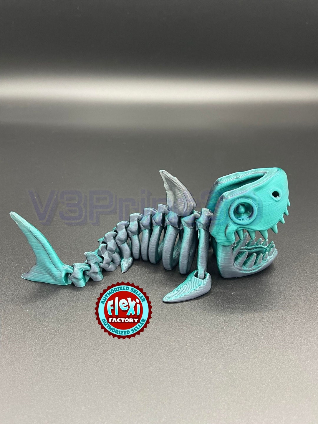 Articulated/flexible Skeleton Shark Toy, Flexi Factory Authorized ...
