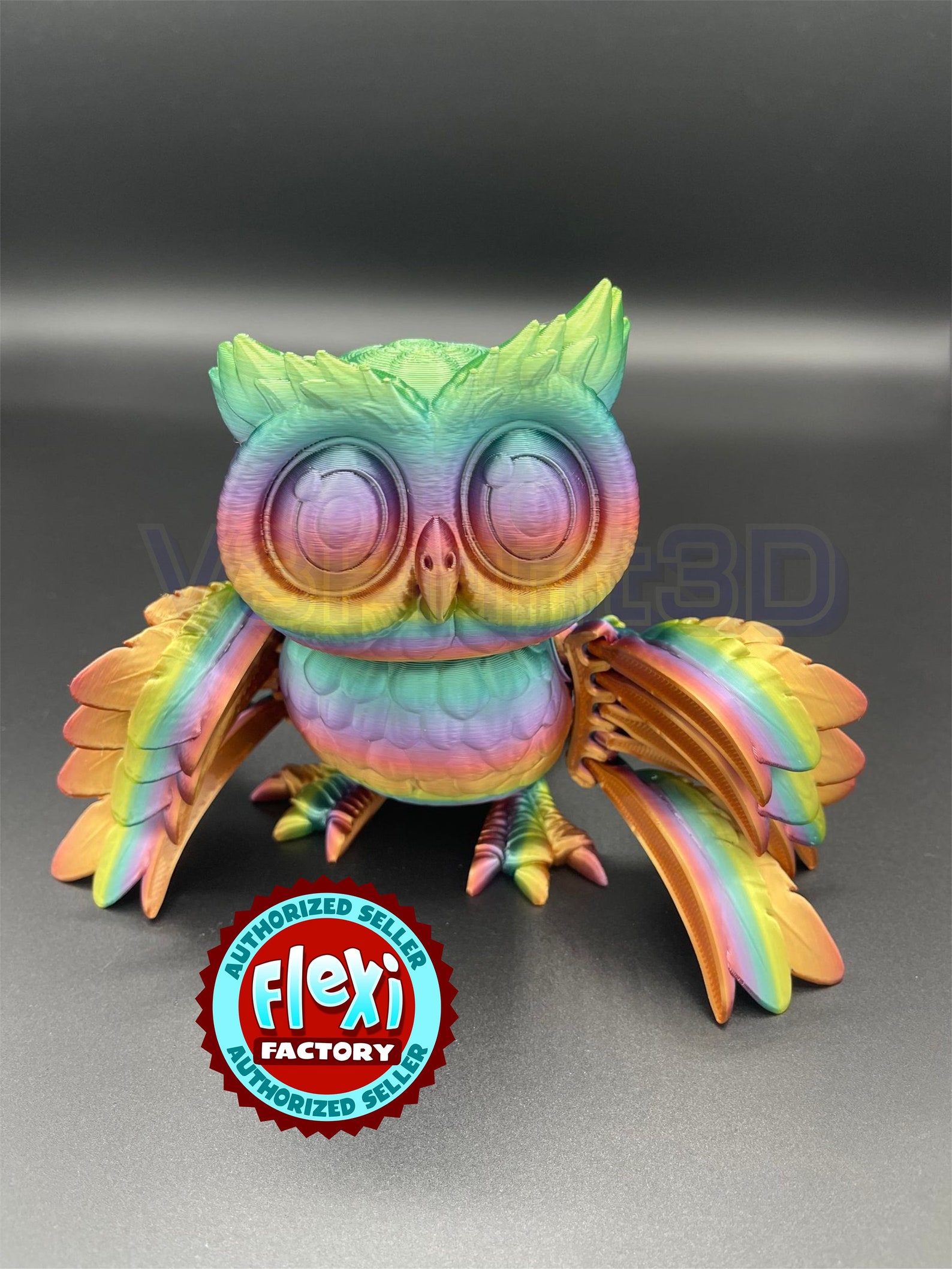 Articulated/flexible Owl, Flexi Factory Authorized Reseller, Fun Toy ...