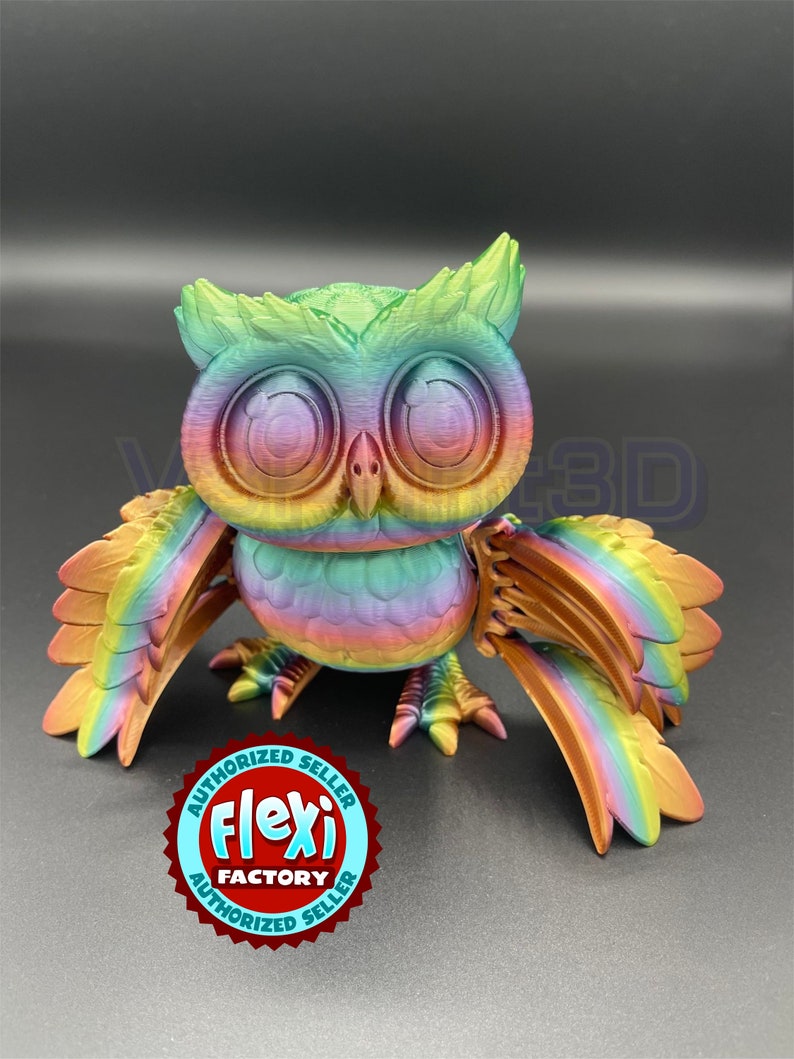 Articulated/flexible Owl, Flexi Factory Authorized Reseller, Fun Toy ...