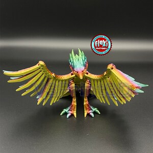 Articulated Phoenix, Flexible Phoenix Toy, Flexi Factory Authorized ...