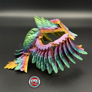 Articulated Phoenix, Flexible Phoenix Toy, Flexi Factory Authorized ...