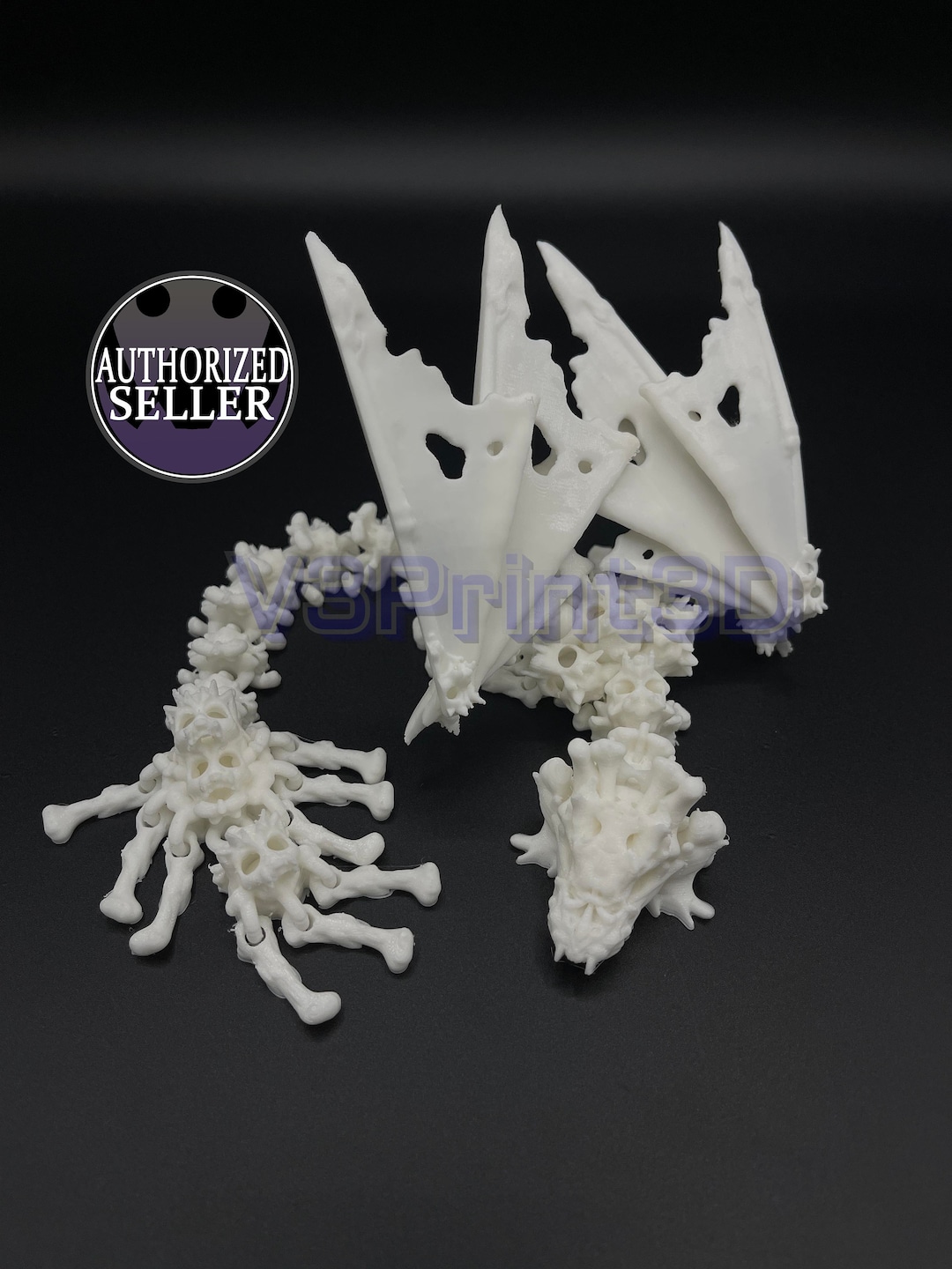 Dragon Bones Flexible Skeleton | 3D Printed Toy Dragon - Etsy