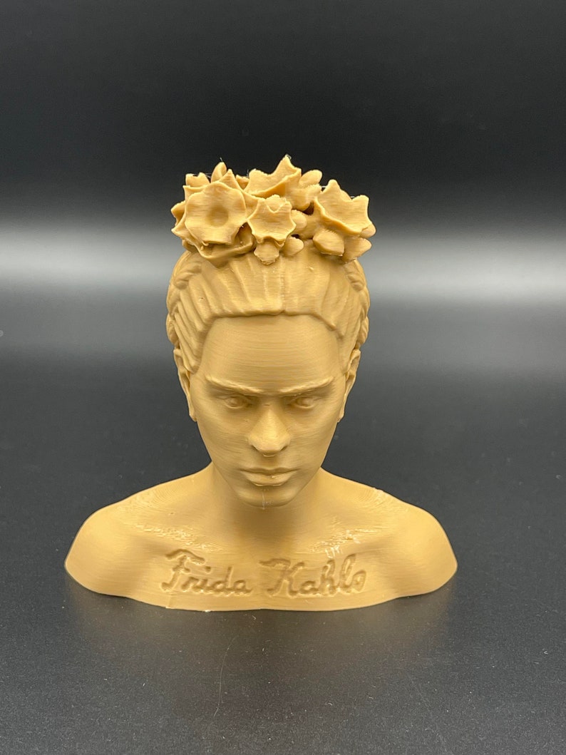 Frida Khalo Bust 3D Printed Statue - Etsy