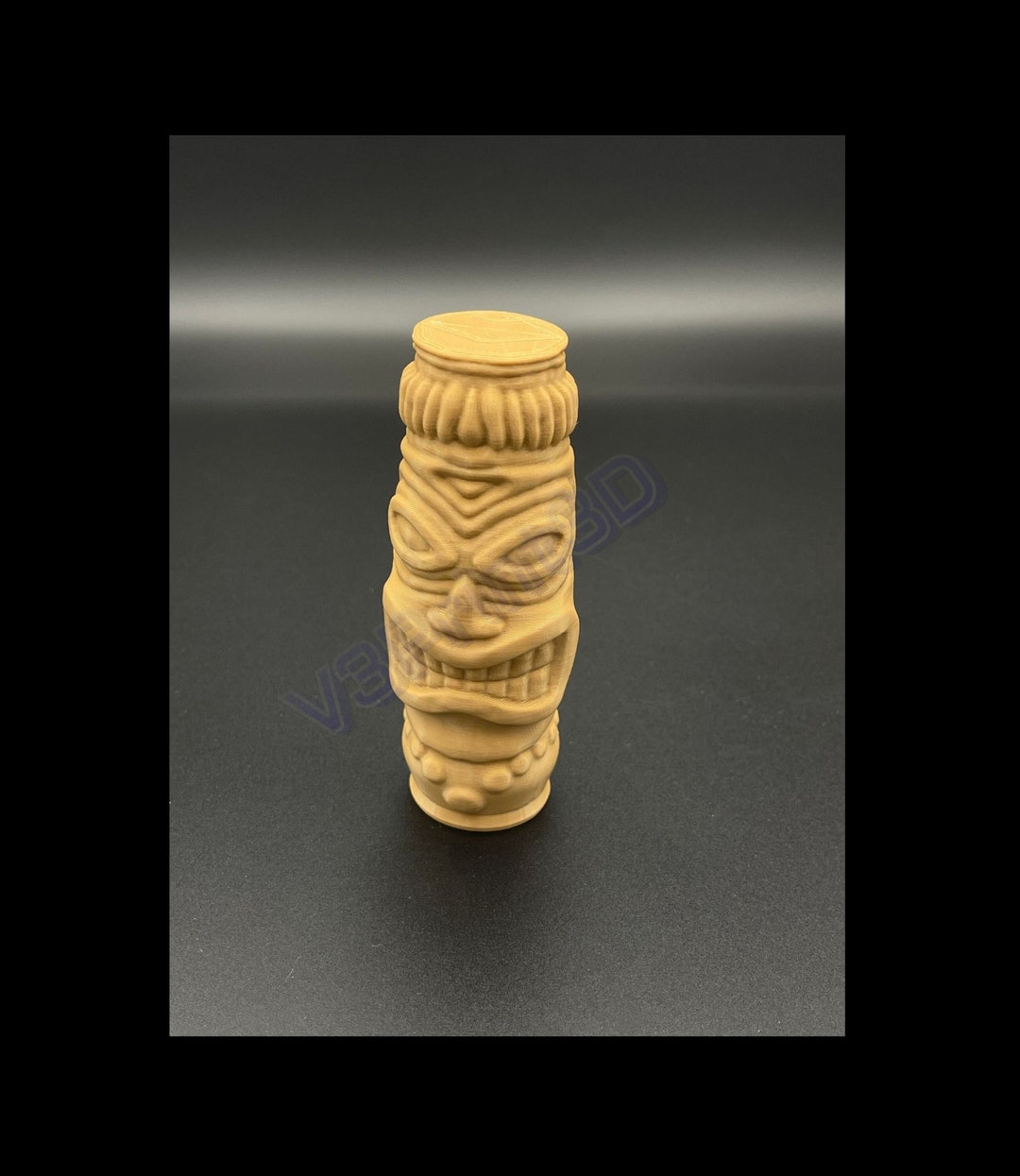 Tiki Head Statue Replica, Hawaiian Islander Desk and Home Decoration ...