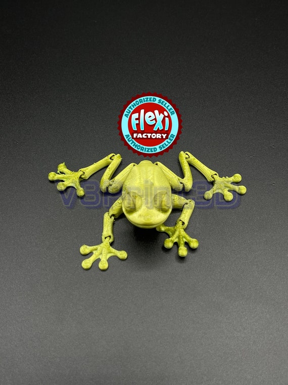 Articulated Flexible Frog Toy Flexi Factory Authorized | Etsy