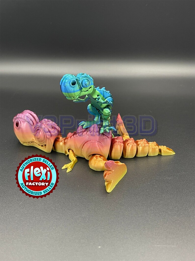 Articulated Flexible T-rex Dinosaur Flexy Factory Authorized - Etsy