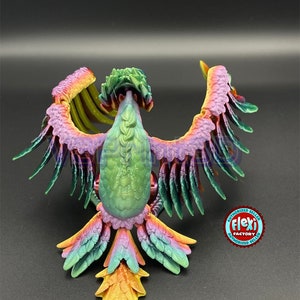 Articulated Phoenix, Flexible Phoenix Toy, Flexi Factory Authorized ...